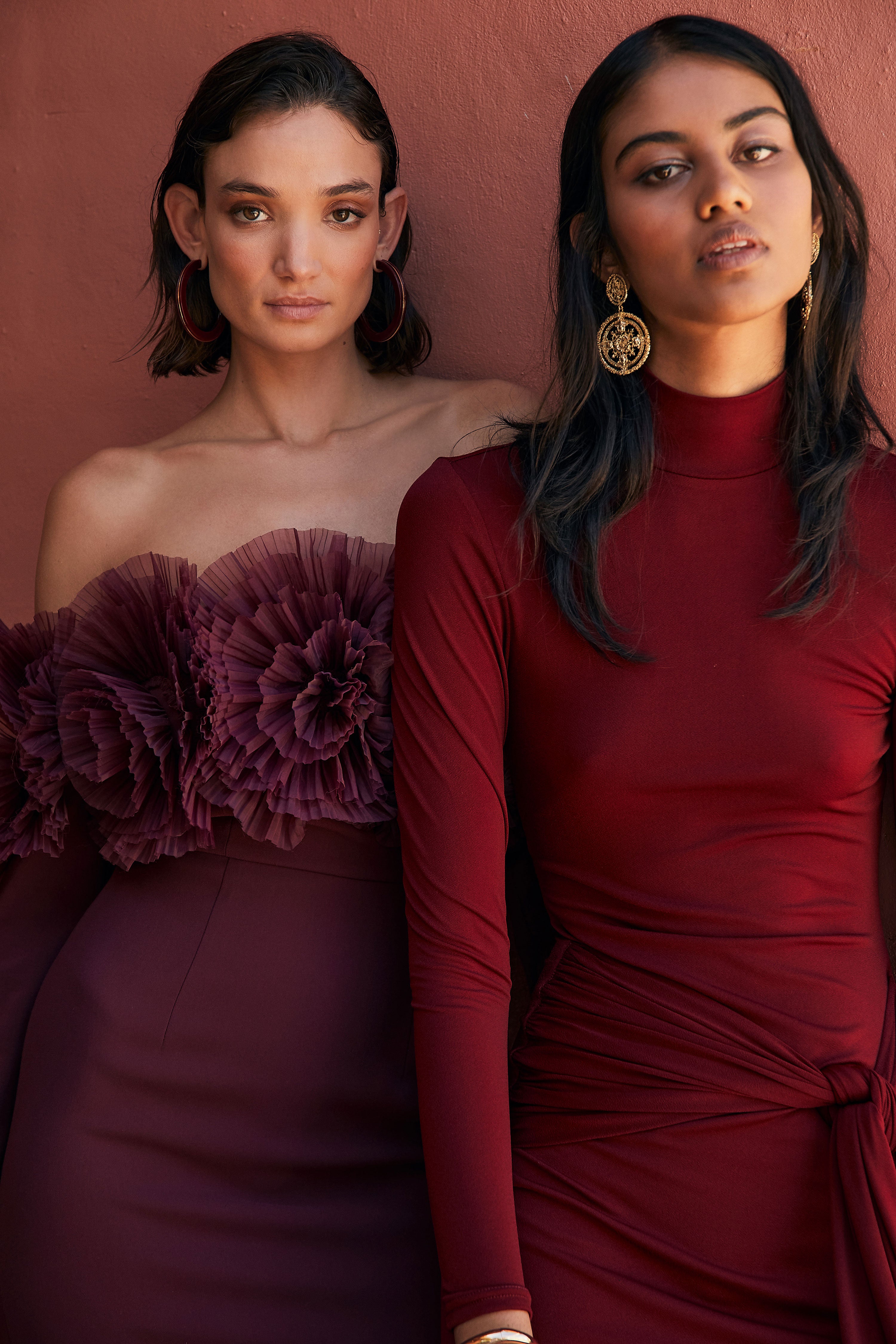 AURELIA DRESS MERLOT – SONYA MODA